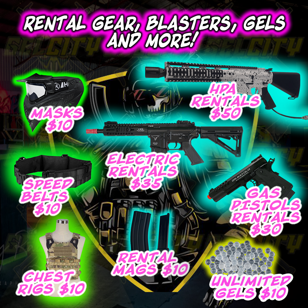 Gel City Hire Gear / Ammo